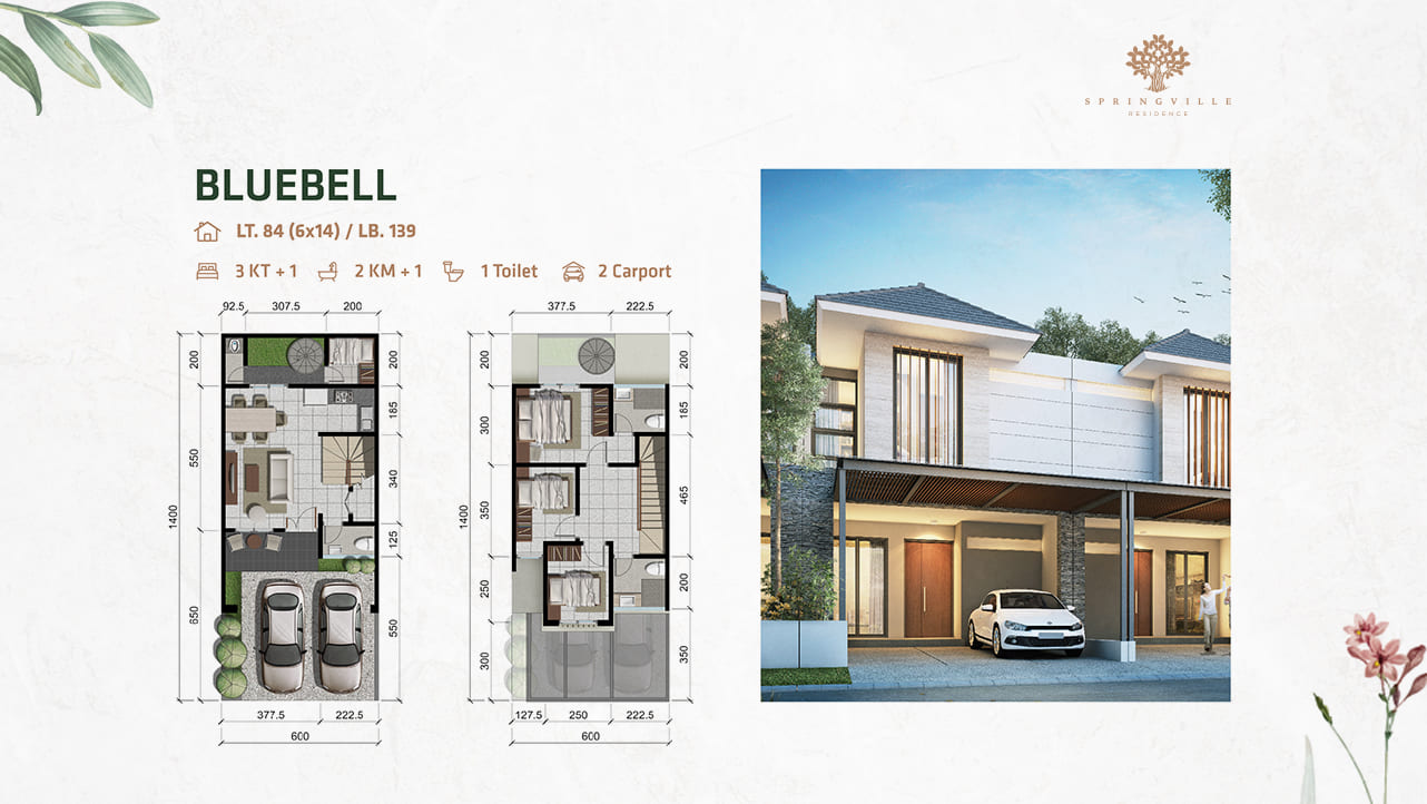 Springville Residence | Private Residence, Rumah 2 Lantai